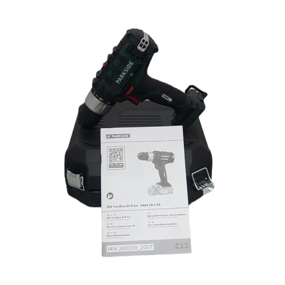 Parkside PABS 20-LI E6 20V Cordless Drill Body Only - Own4Less